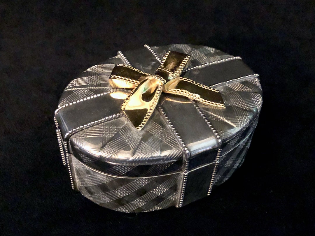 Vintage Godinger Silverplate Trinket/jewelry Box/presentation Box With ...