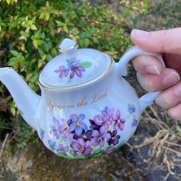 Purple Teapot - Etsy