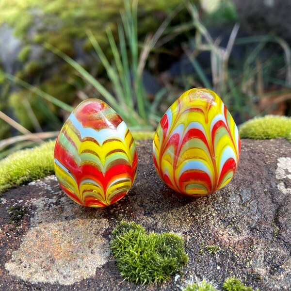Glass Easter Eggs - Etsy