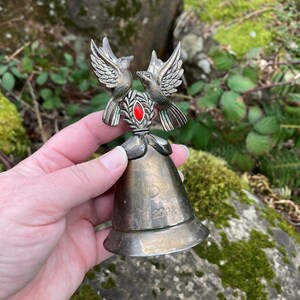 Vintage 2002 Kirk Stieff Bell-shaped Silver-plated Music Box W/ Two ...