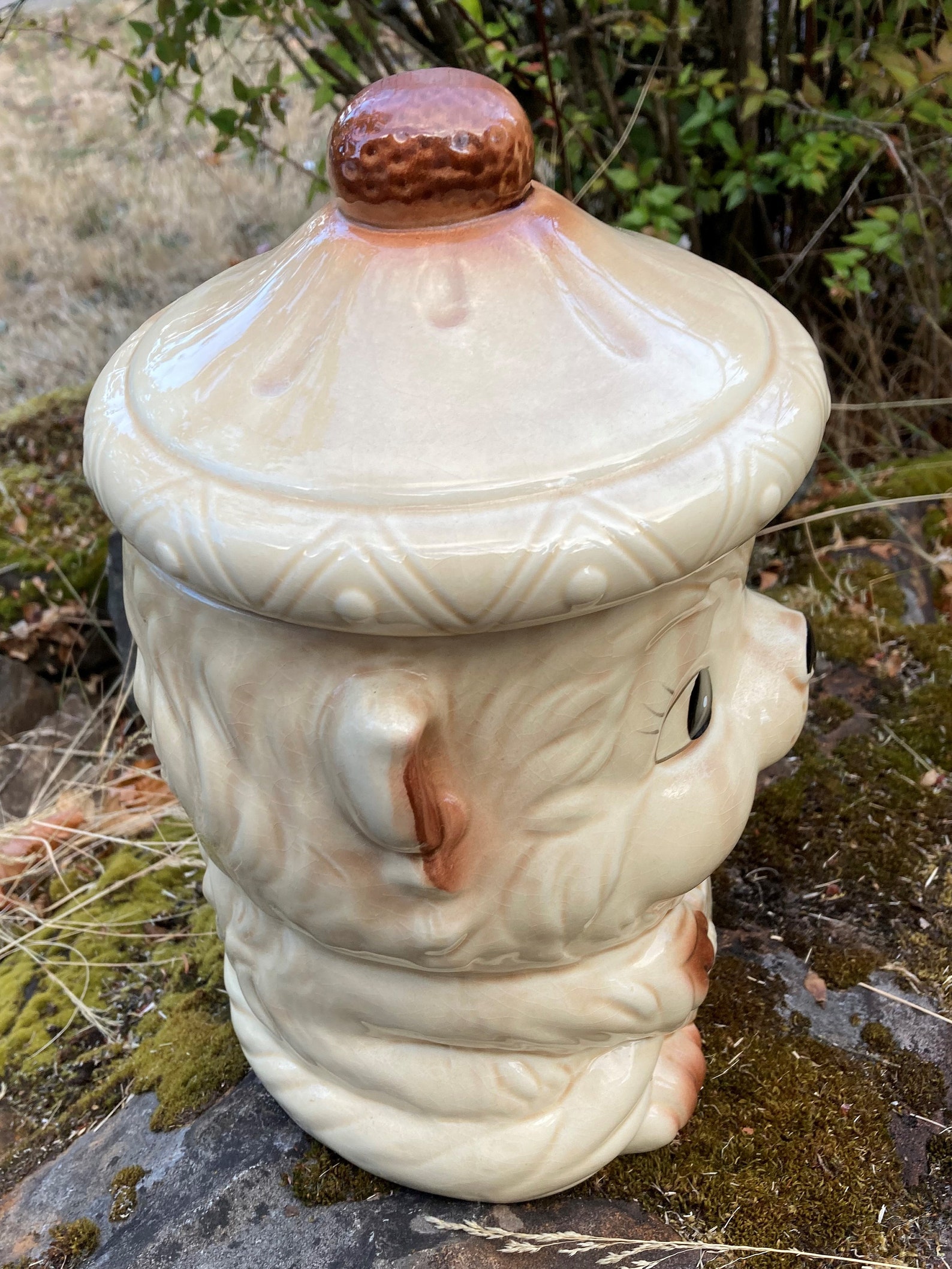 Vintage Japanese Kitsch Anthropomorphic Cookie Jar of Kitty | Etsy