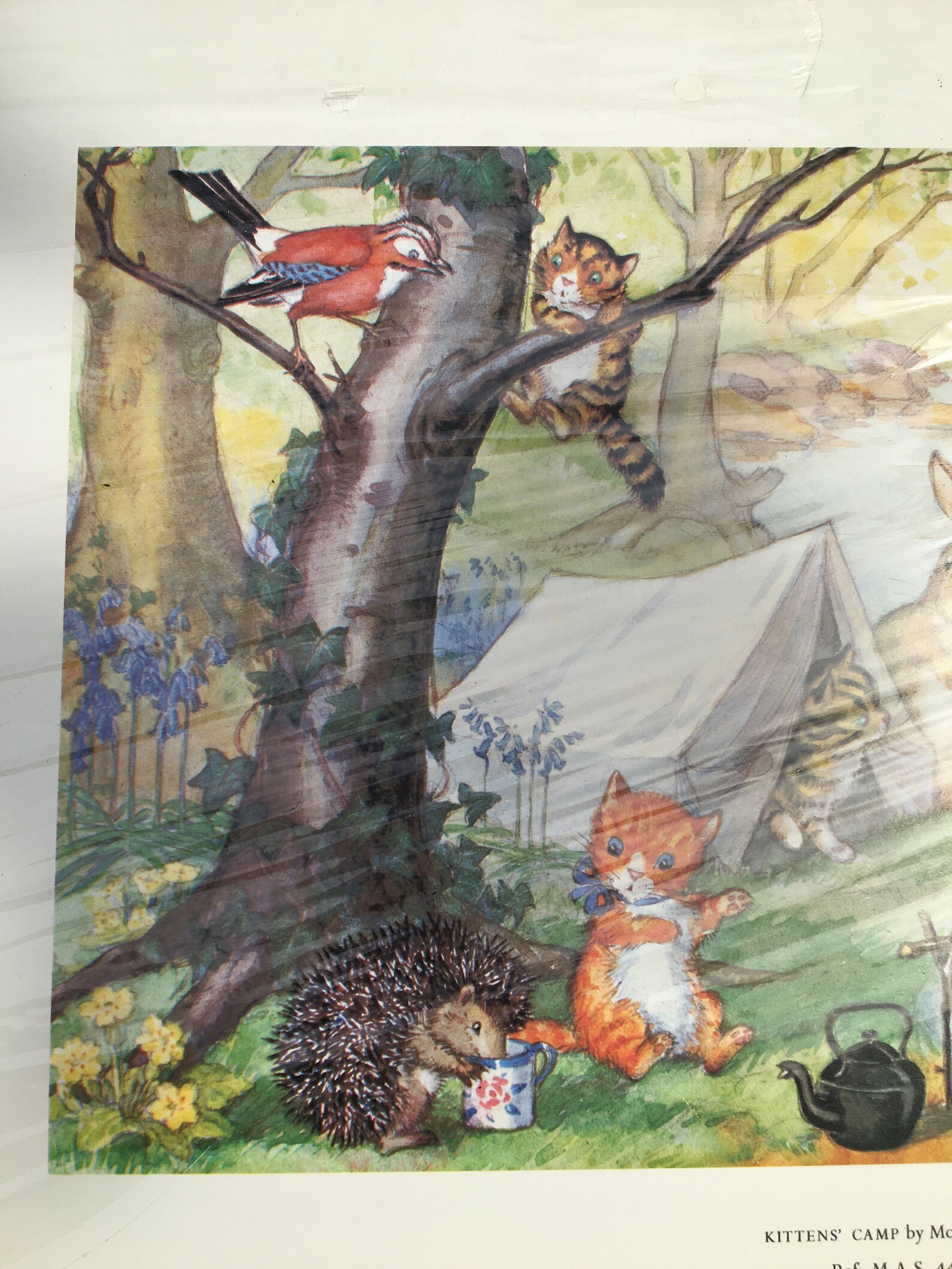 Vintage 1975 Molly Brett Nursery Print / Lithograph | Etsy