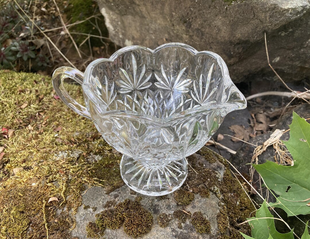 Vintage Godinger "shannon" Cut Crystal Gravy Boat W/ Pineapple Pattern ...