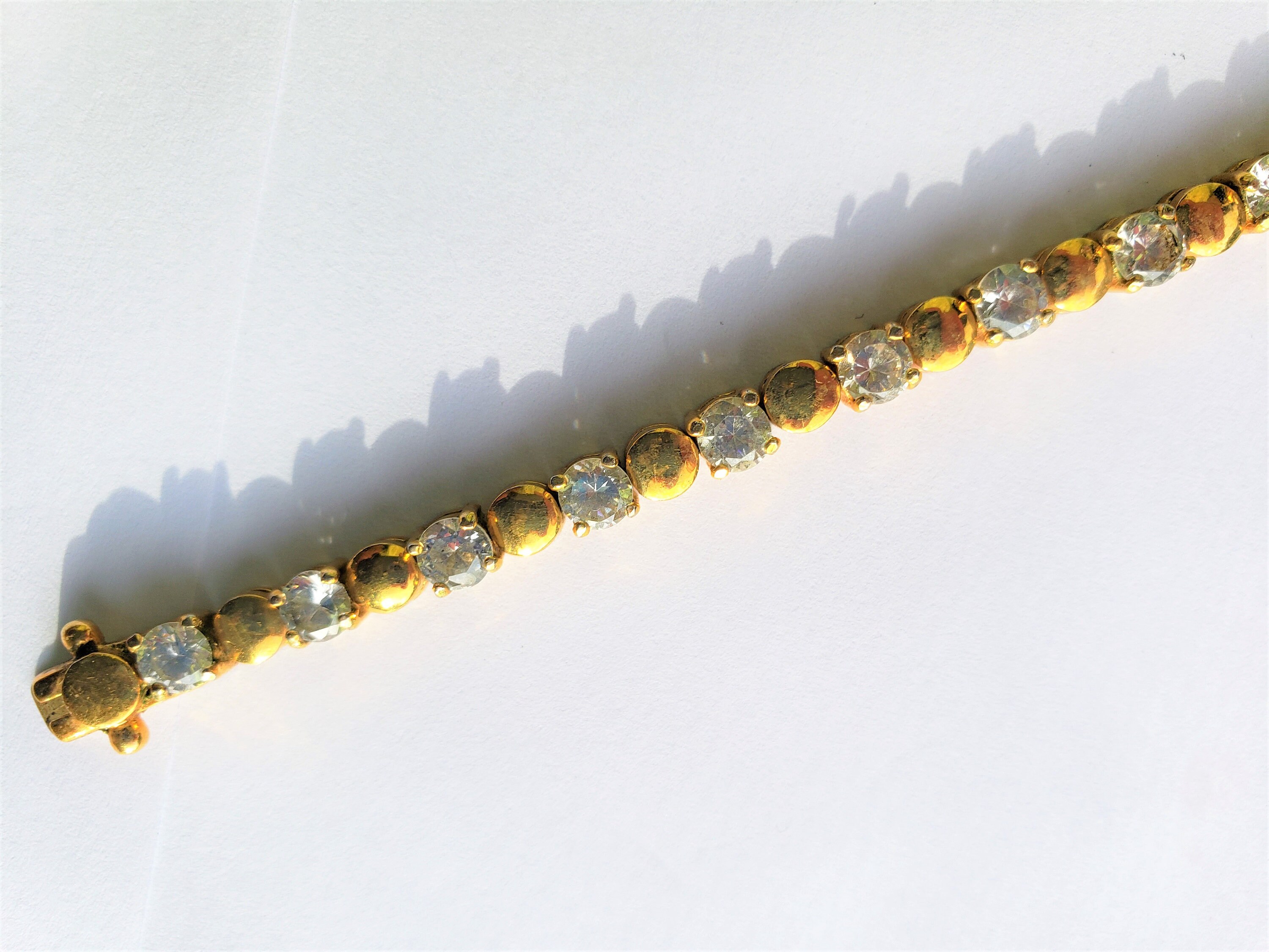 Sale___tennis Bracelet D PAJ 925 Estate Vintage FREE USA | Etsy