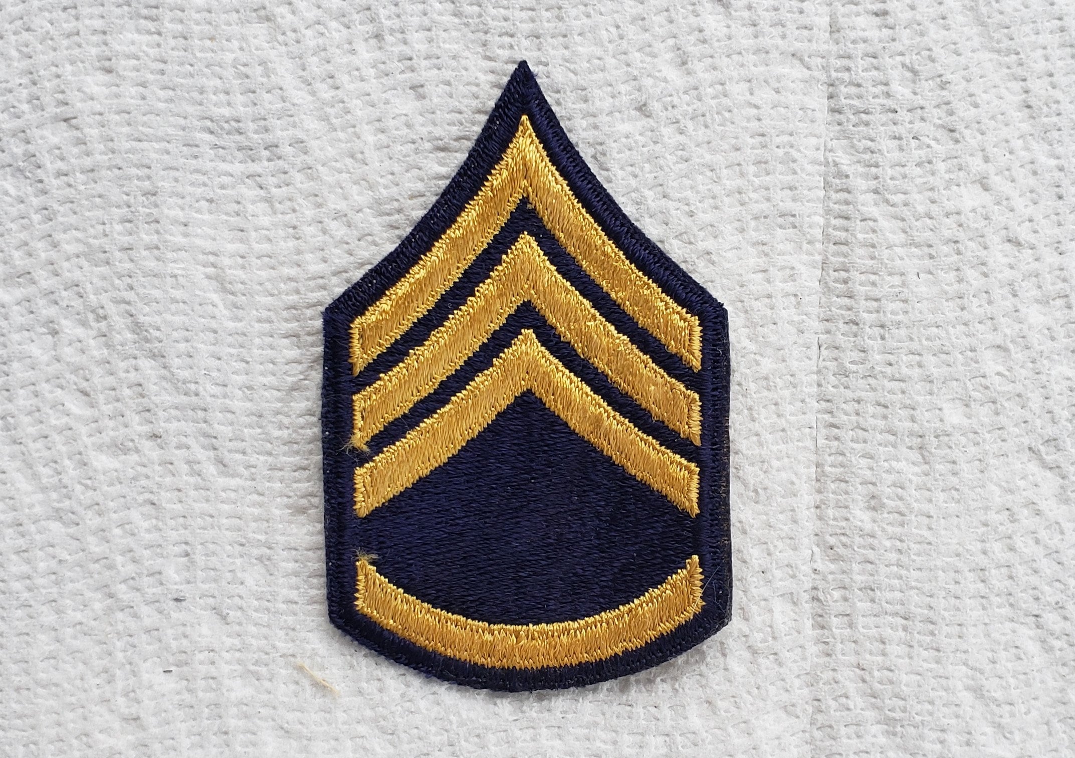 World War II, U.S. Army Staff Sergeant Stripes Patch, FREE USA Shipping - Etsy
