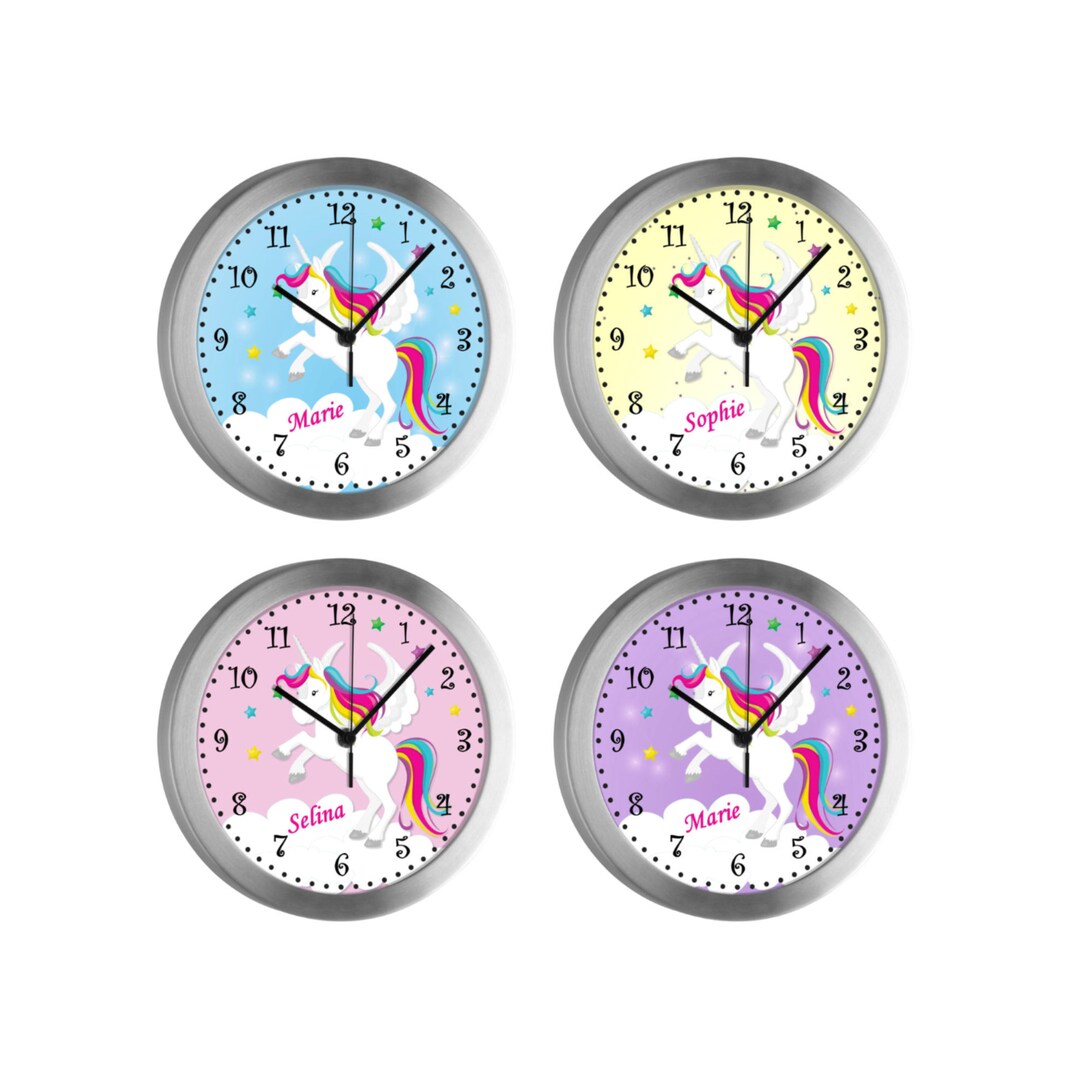 Creadesign Children's Radio Clock With (desired) Name | With Analogue ...