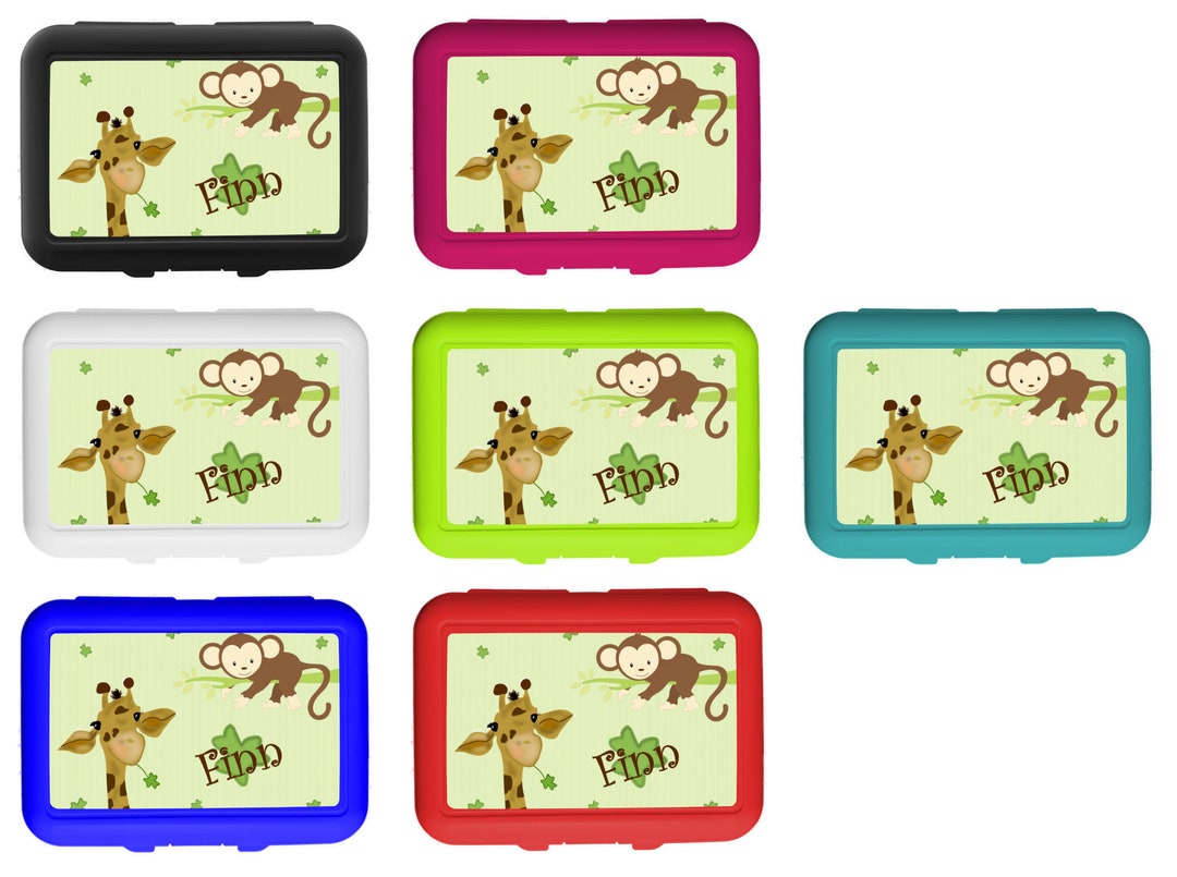 Lunch Box / Lunch Box / Snack Box / With Insert Motif Giraffe - Etsy