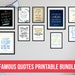 Famous Quotes Printable Bundle - 10 Printable Designs - 5x7, 8x10 ...