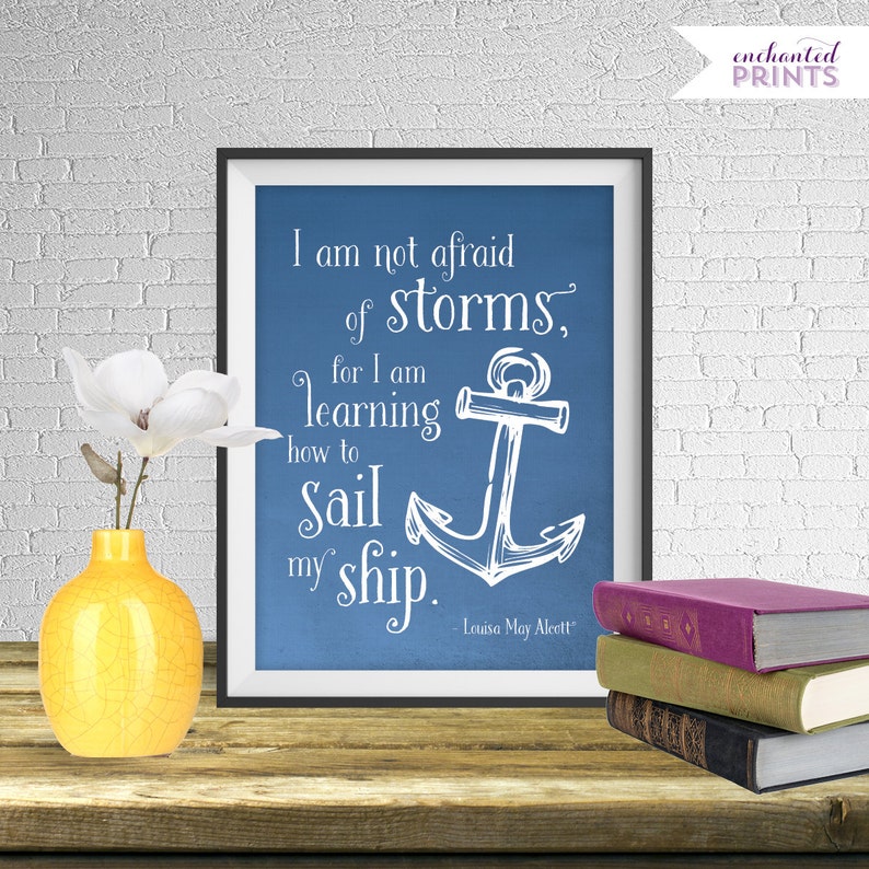 Louisa May Alcott Quote Print From Little Women Printable - Etsy