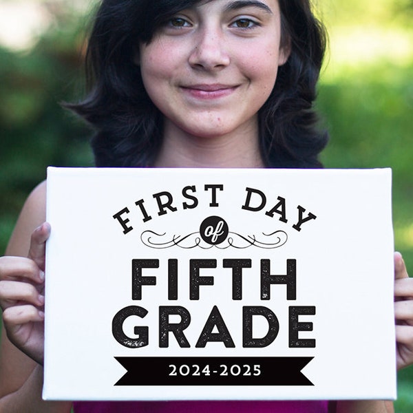 Back to School First and Last Day of Kindergarten 2024 2025 - Etsy