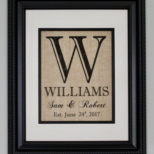 Monogram Signs - Etsy