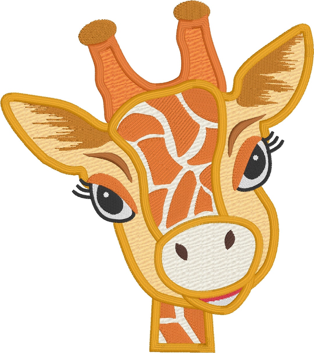 Giraffe Baby Applique Machine Embroidery Design - Etsy