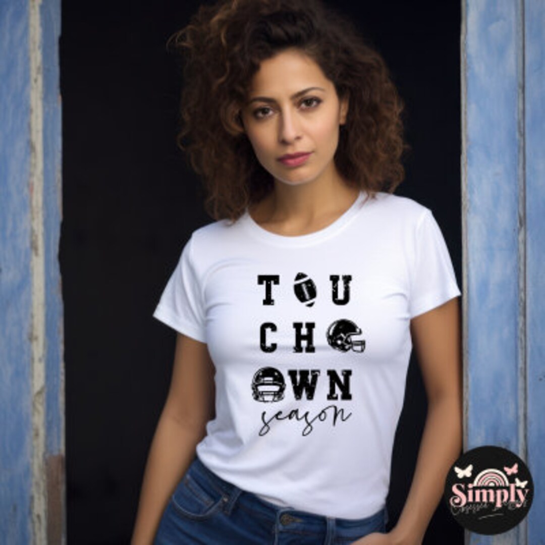 Touchdown, Football Season, Women's Tee, Football T-shirt, Tailgating ...