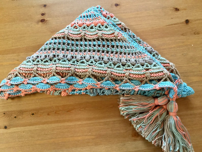 NEW Handmade Crochet Cotton Shawl B Gmorrow - Etsy