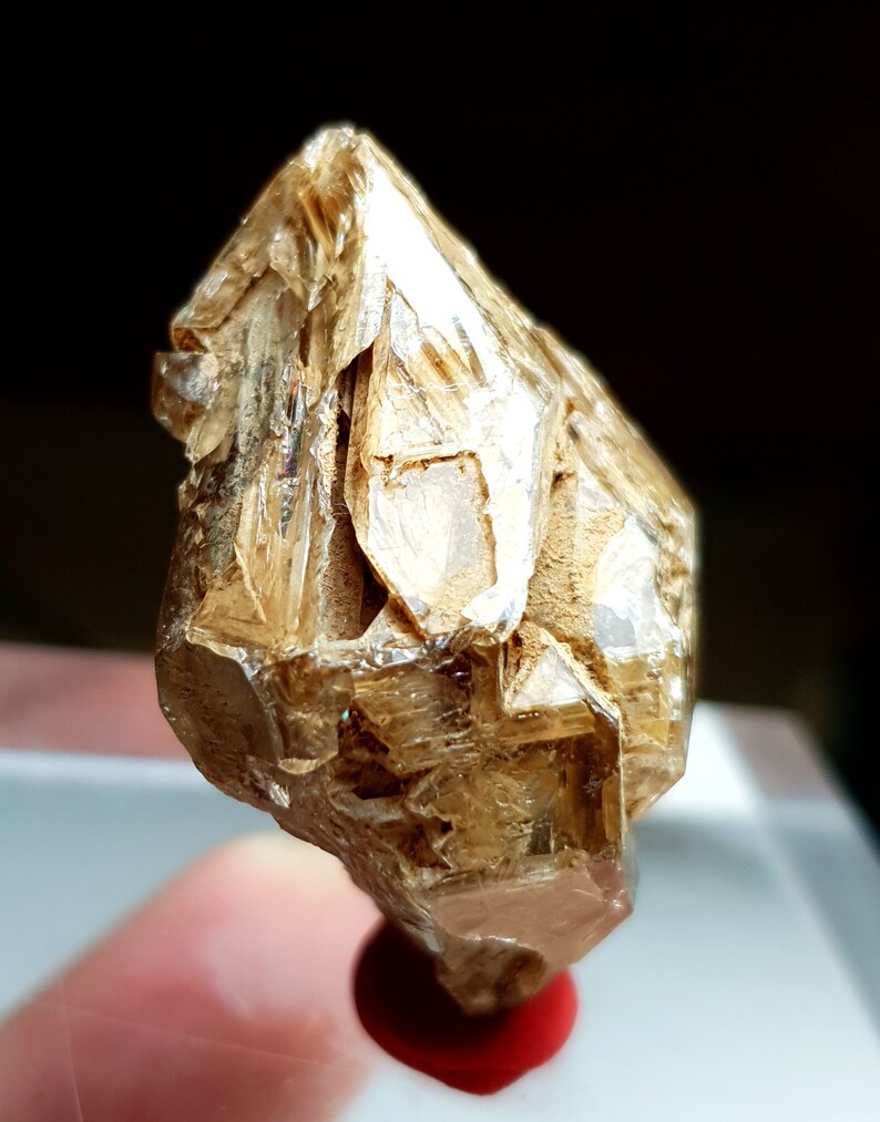 112 Carats Rare Window Quartz Elestial Fenster With Clay - Etsy