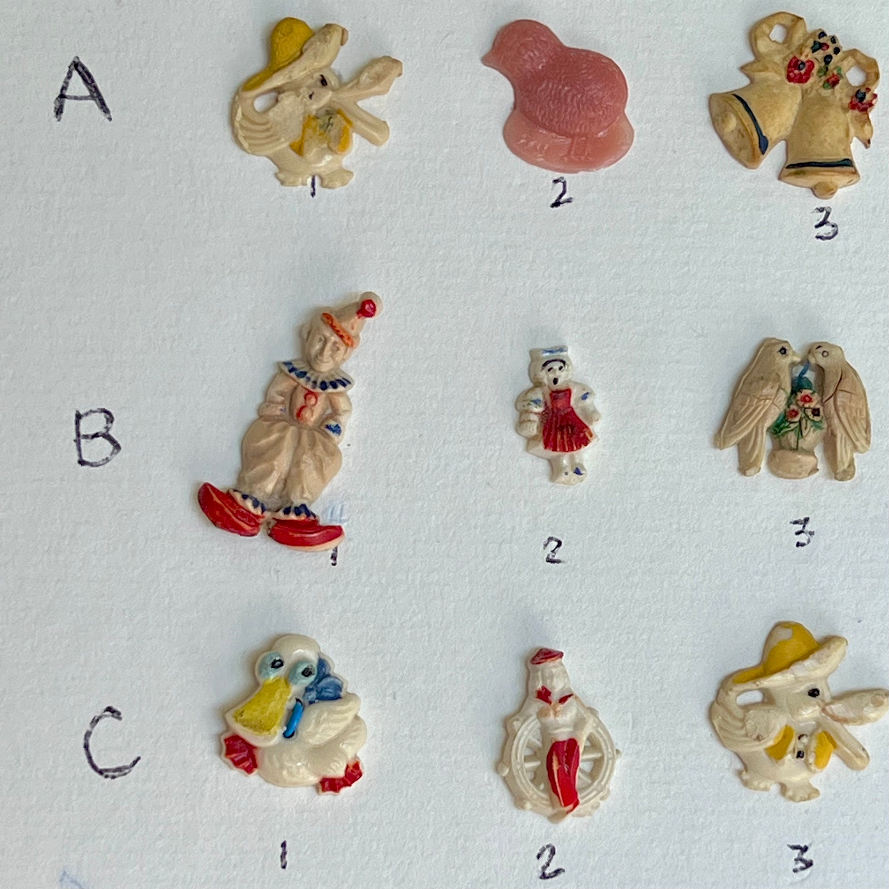 Early Plastic Realistic Buttons - Etsy