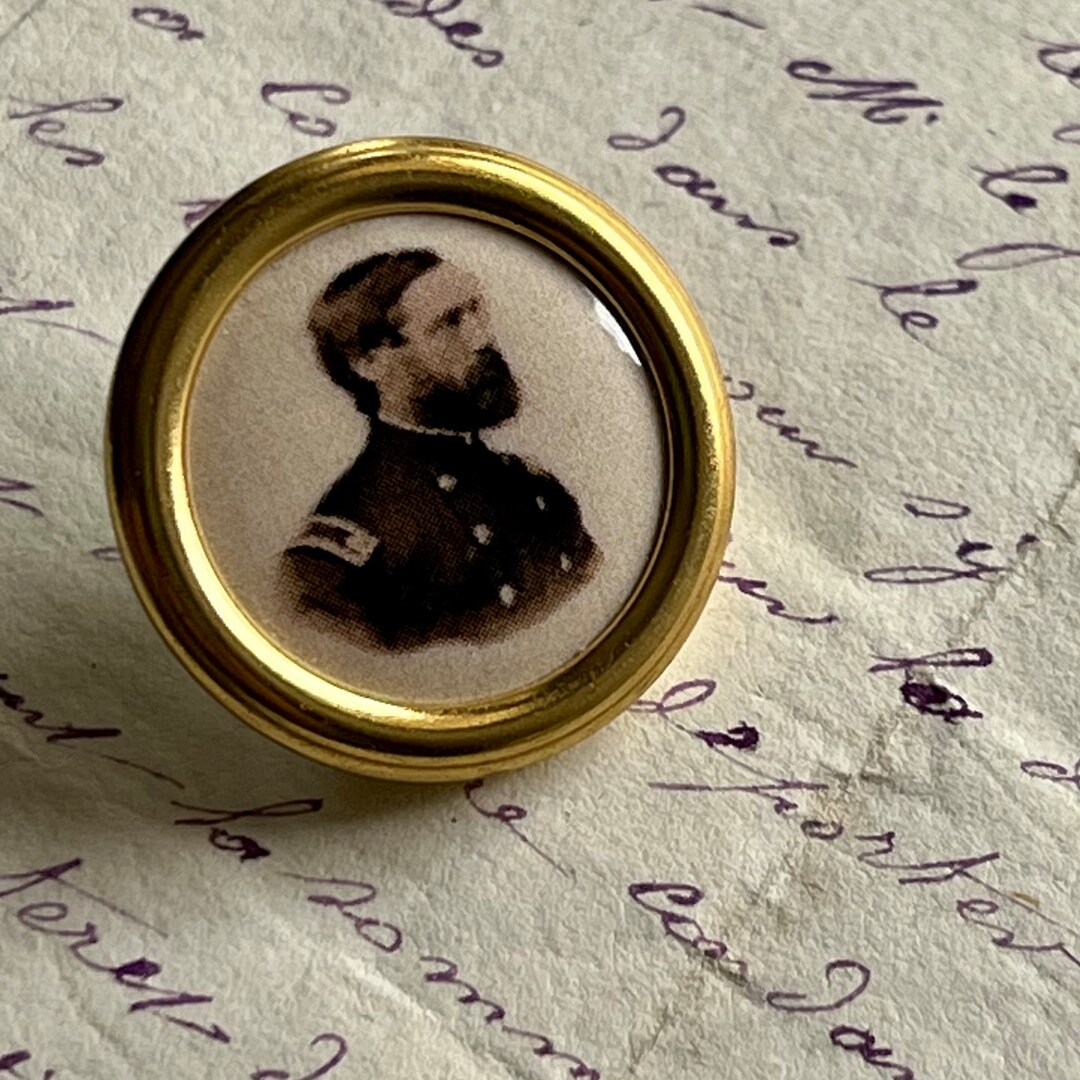 Historical Reproduction Button Tin Type - Etsy