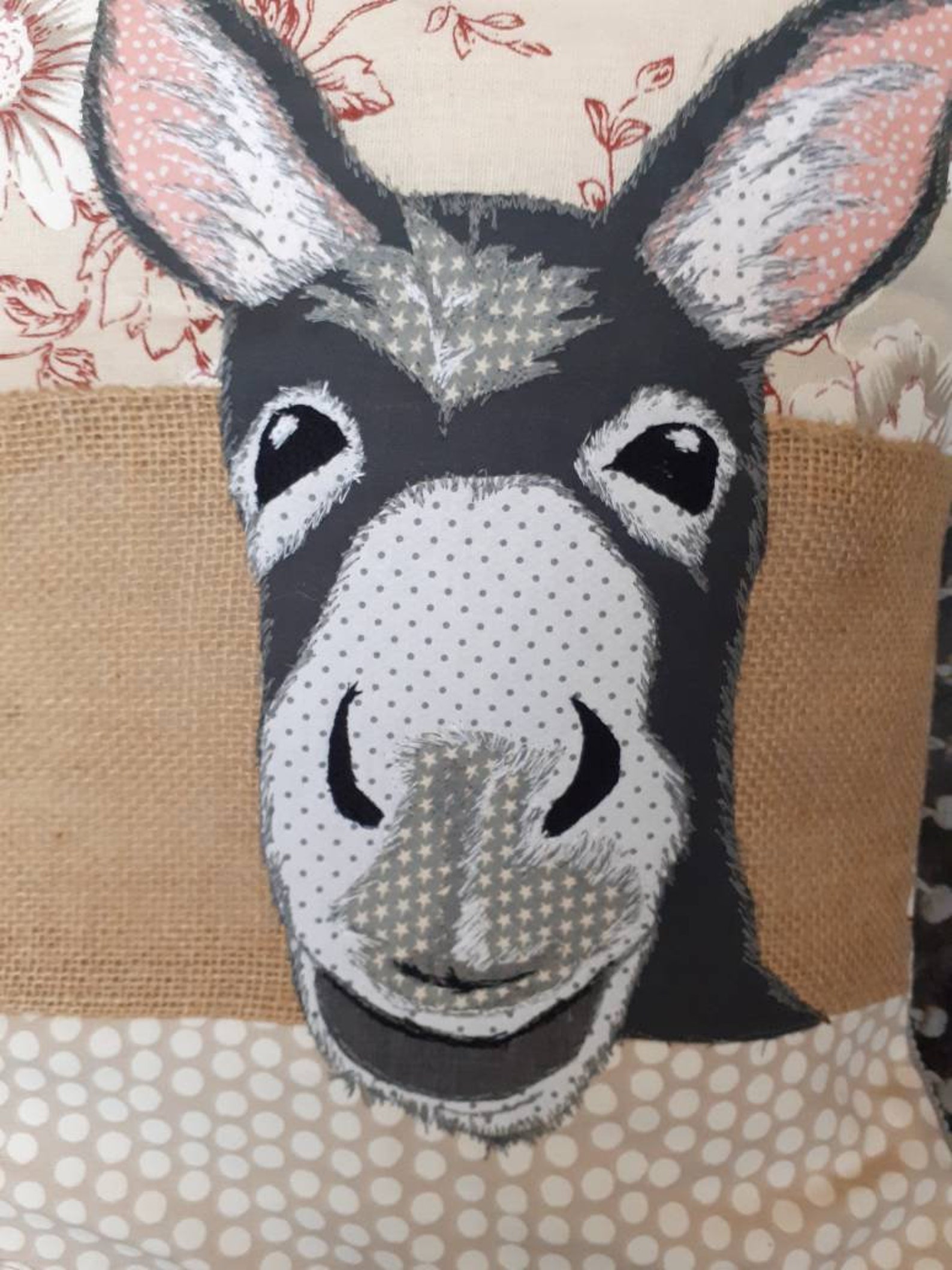 Donkey Cushion Cover - Etsy