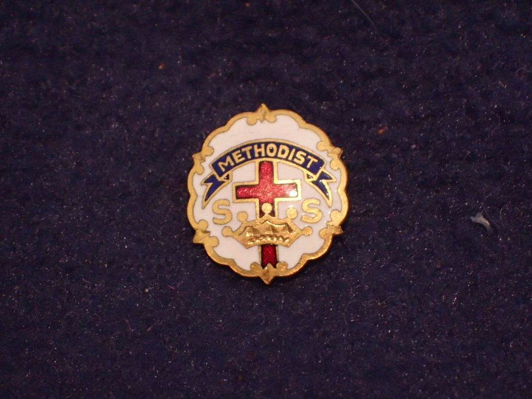 Methodist Sunday School Attendance Pin - Etsy