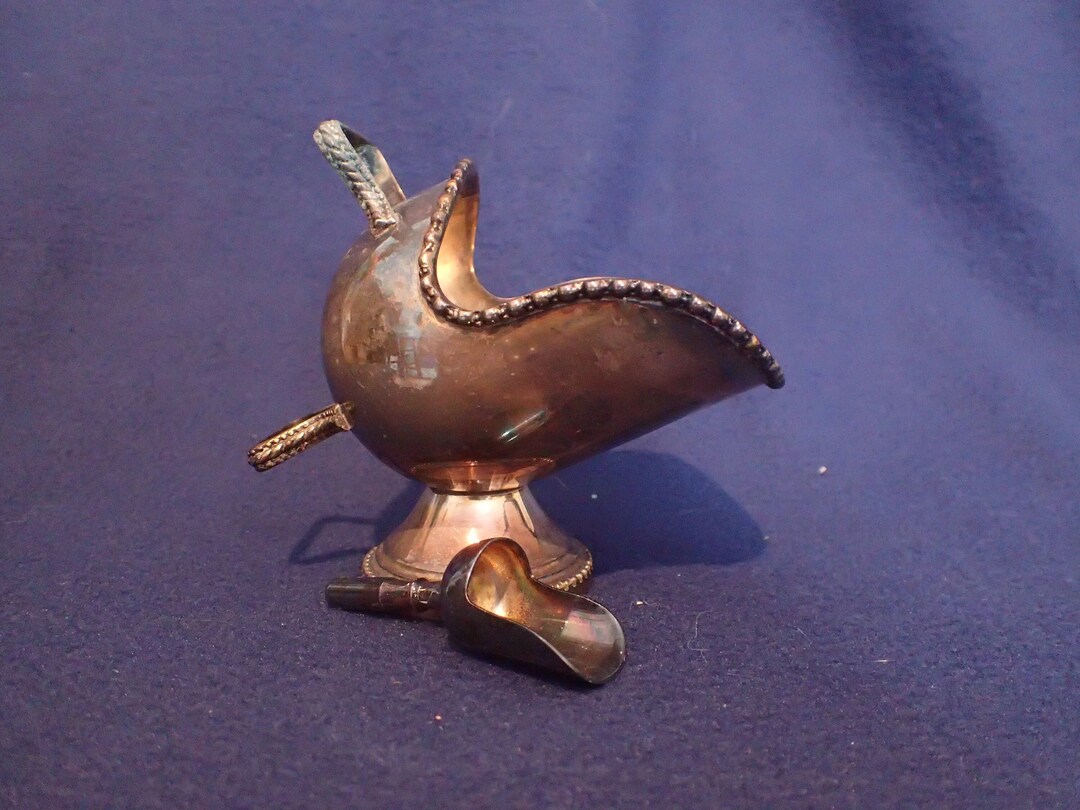 Sugar Scuttle - Silver Plate - Made in England - Etsy