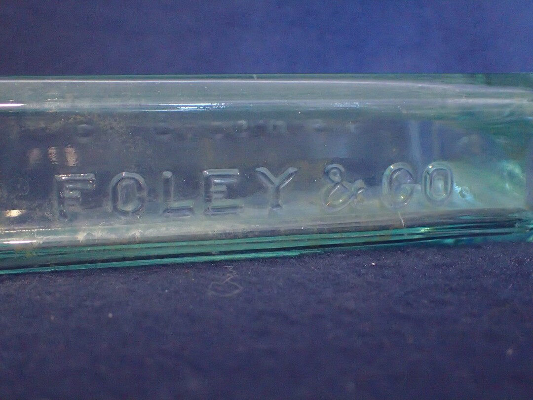 Foley & Co. Chicago Glass Bottle - Etsy