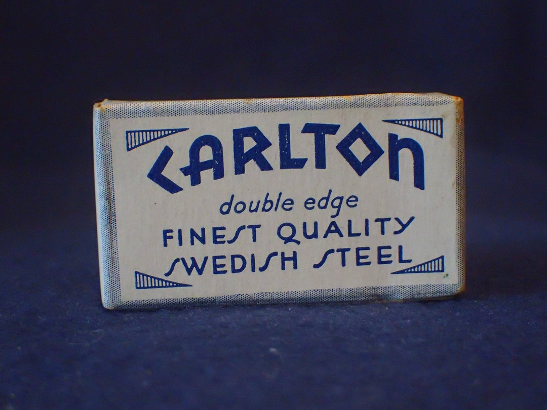 Carlton Double Edge Razor Blades Swedish Steel FULL Advertisement - Etsy