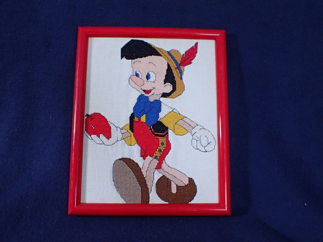 Disney Pinocchio Needlepoint - Cross Stitch - Etsy