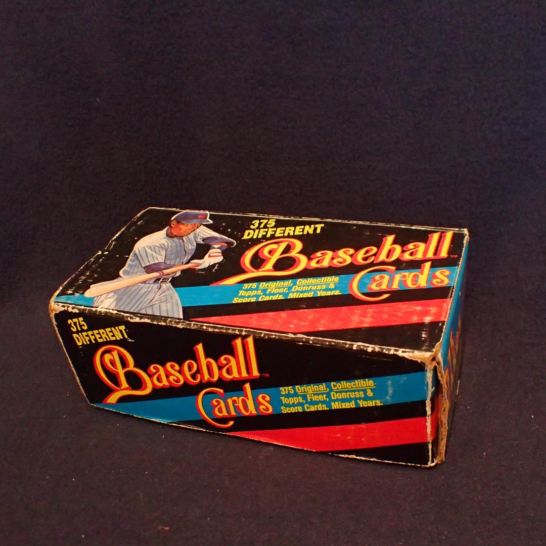 Box of Baseball Cards - Megacards Inc. - Etsy