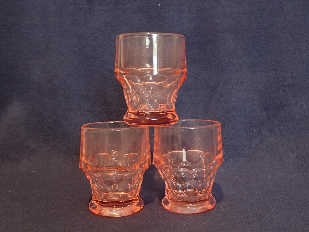 Pink Honeycomb Glasses - Seven (7) - Individual Sale - Etsy