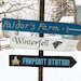 Hand Painted Distressed Wooden Directional Signs, Fantasy Directional ...