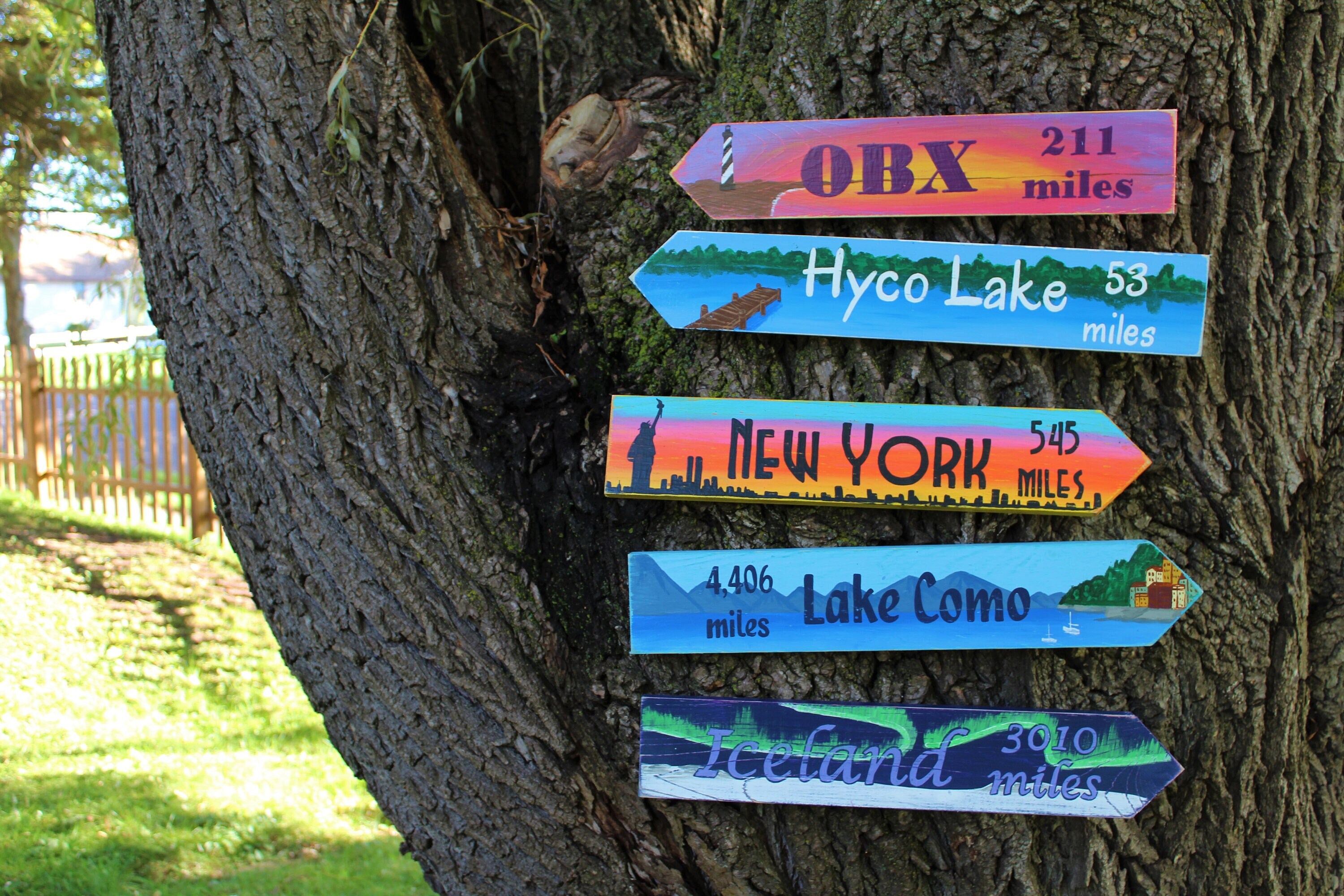 Custom Wooden Directional Signs Personalized Location Signs | Etsy