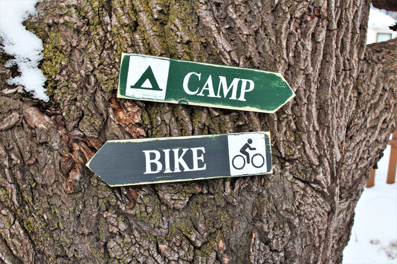 National Park Themed Directional Signs Hand Painted - Etsy
