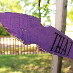 This Way That Way Directional Signs, Hand Painted Distressed Wooden ...