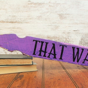 This Way That Way Directional Signs, Hand Painted Distressed Wooden ...