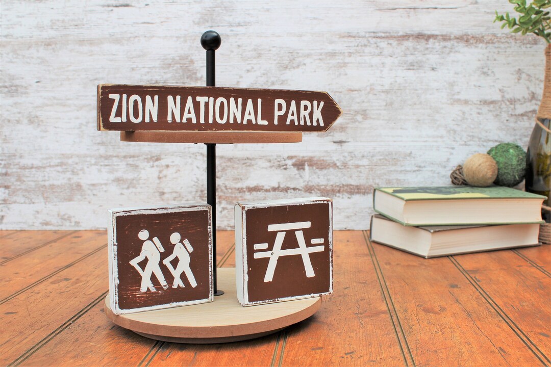 Miniature Wooden National Park Signs / Small Hand Painted - Etsy
