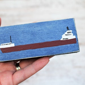 Miniature Wooden Signs / Duluth, MN Lake Superior Signs / Small Hand ...