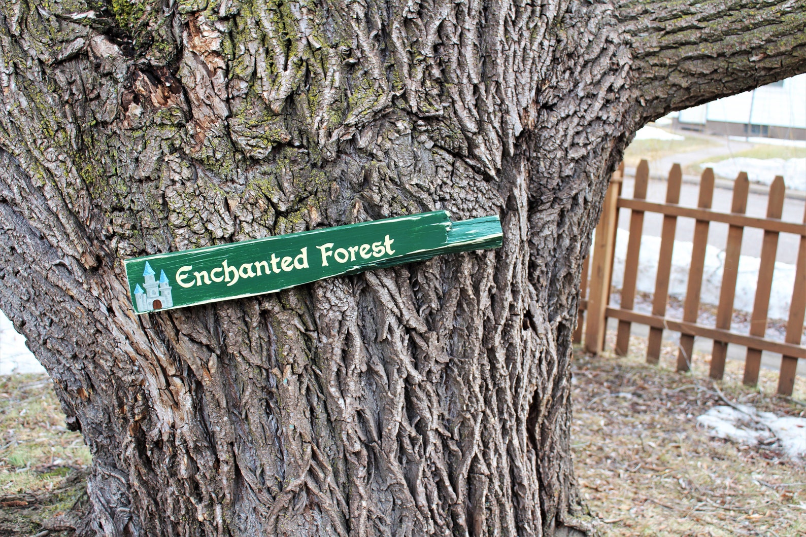 Enchanted Forest Wooden Directional Sign / Hand Painted - Etsy