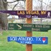Wooden Signs With City and Distance, Personalized Hand Painted ...