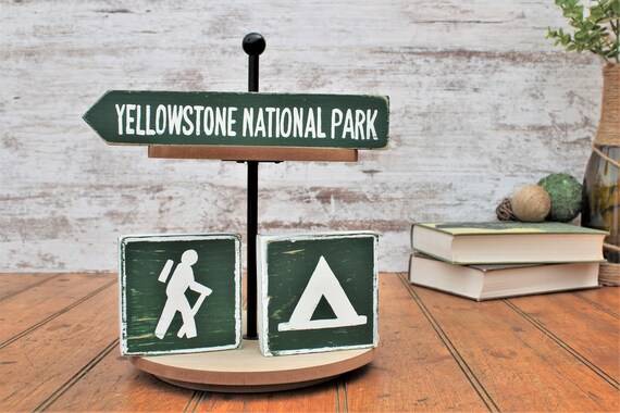 Miniature Wooden National Park Signs / Small Hand Painted - Etsy