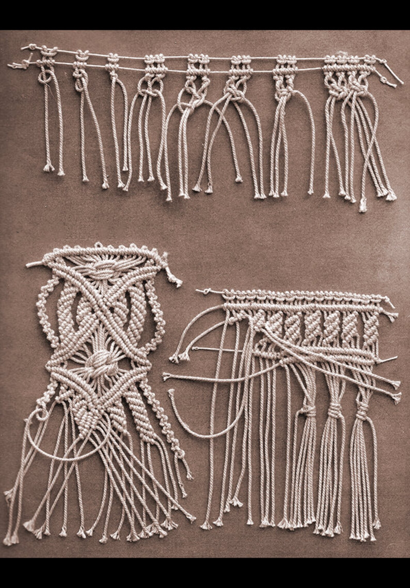 Macramé: Legacy Patterns ~ From the Early 1900's Until the Present Day ...