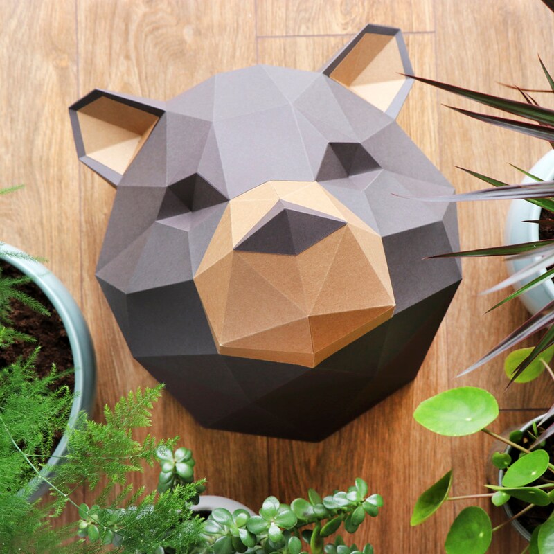 Bear Papercraft - Etsy