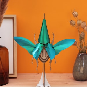 3D Paper Hercules Beetle Kit - Etsy