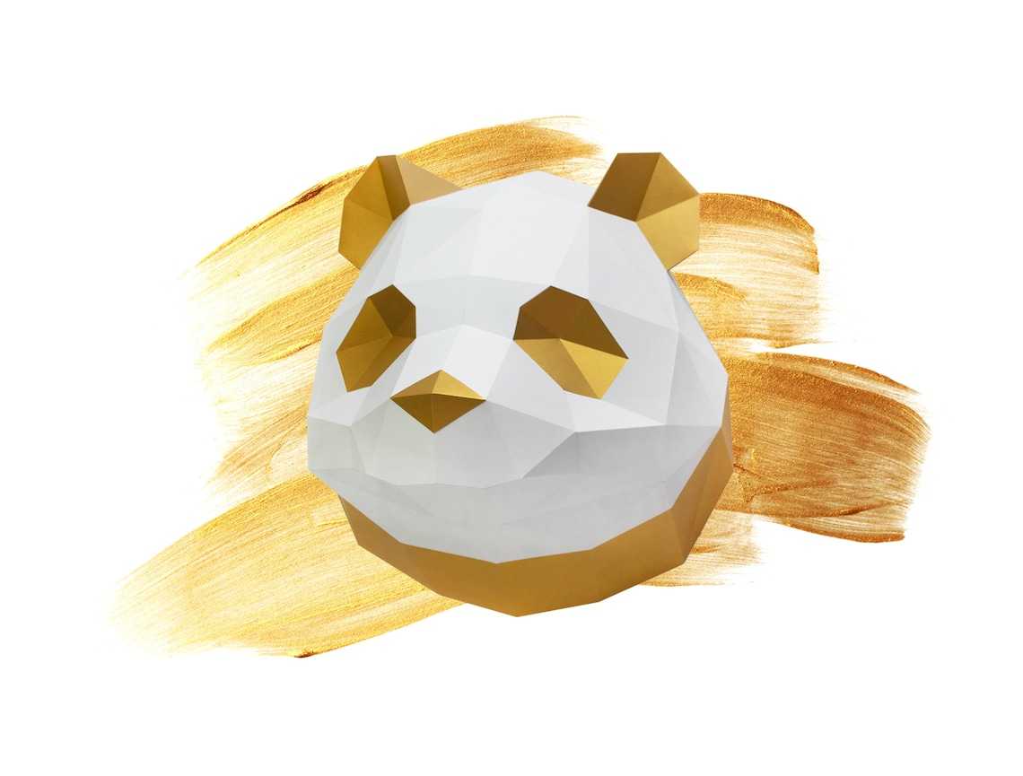 Papercraft Panda Kit - Etsy
