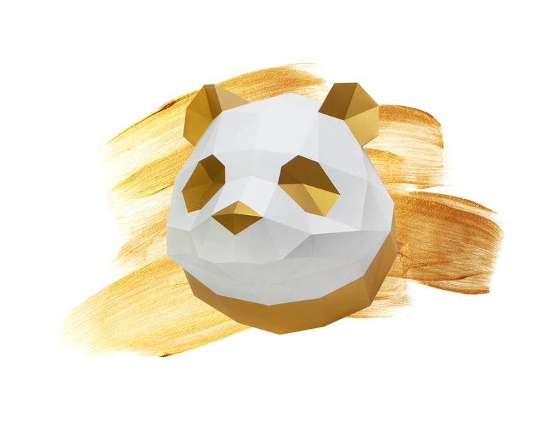 Papercraft Panda Kit - Etsy