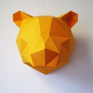 Papercraft Bear Kit - Etsy