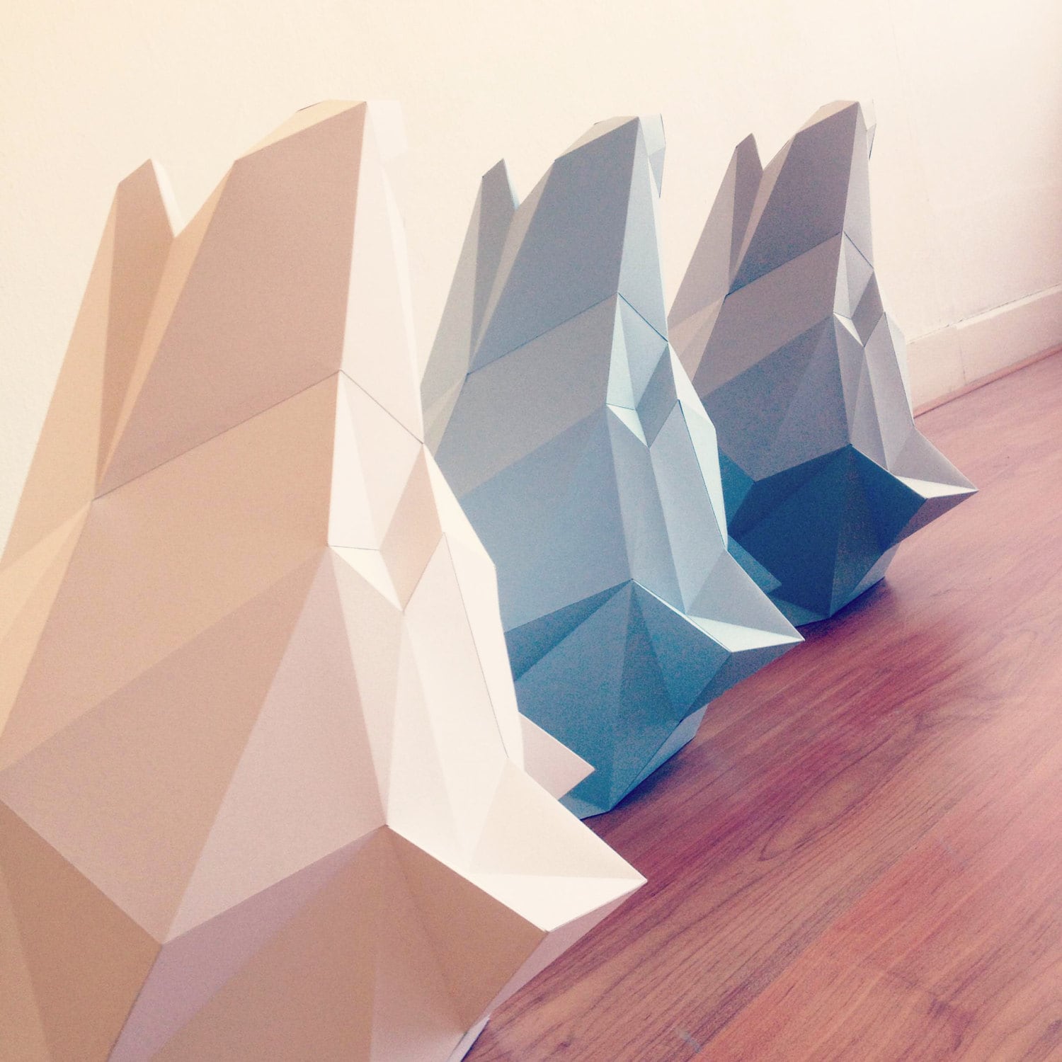 Papercraft Wolf Kit - Etsy