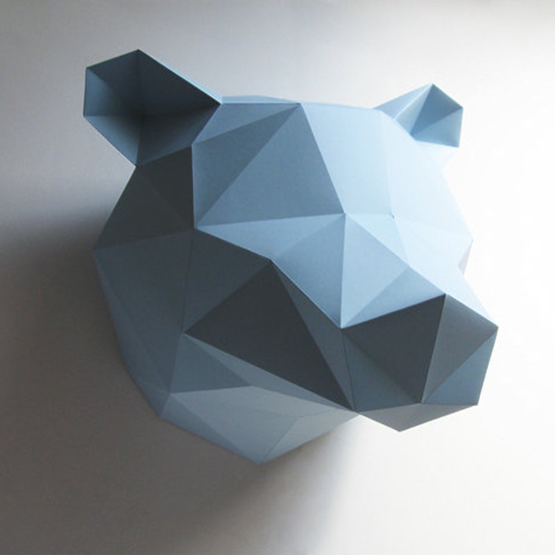 Papercraft Bear - Etsy