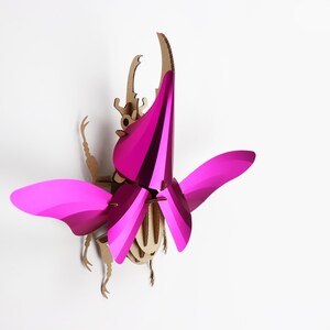 3D Paper Hercules Beetle Kit - Etsy