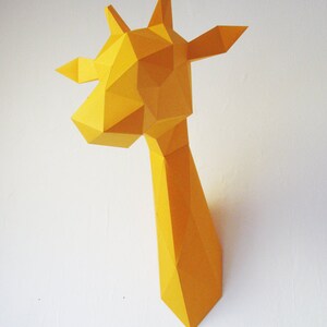 Papercraft Giraffe Kit - Etsy