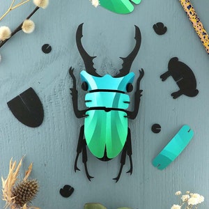 3D Mixed Insects Puzzle Set Beetles - Etsy